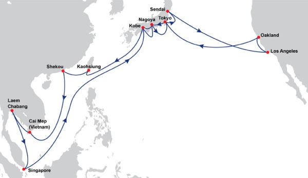 OOCL - OOCL reinstates Sendai eastbound port call on SCX Service